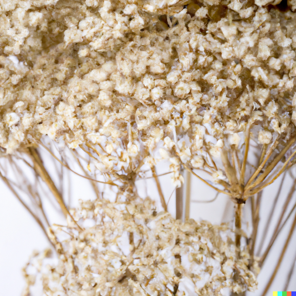 Dried Yarrow Bunches - Bleach White Yarrow