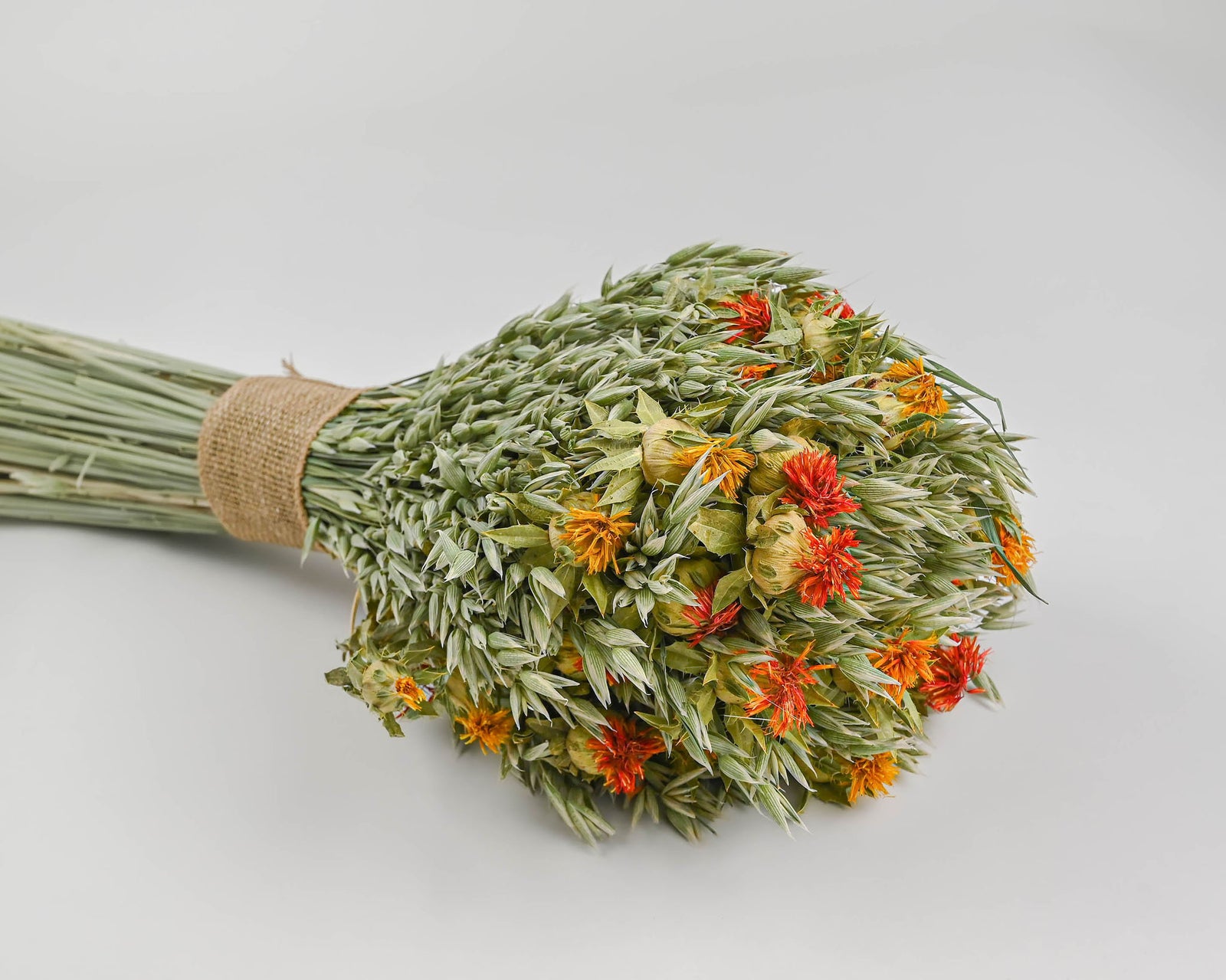 Safflower Sunrise Flower Bouquet | Oats Bouquet | Dried Flower Bouquet